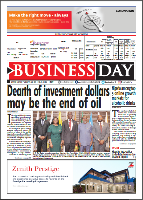 BusinessDay 21 Jun 2021 - BusinessDay NG, TV, and Podcast
