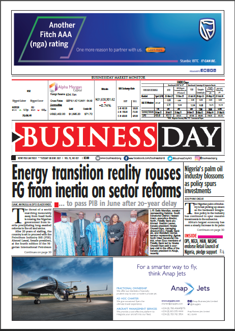 BusinessDay 08 Jun 2021 - BusinessDay NG, TV, and Podcast
