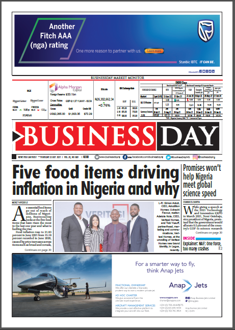 BusinessDay 22 Jul 2021 - BusinessDay NG, TV, and Podcast