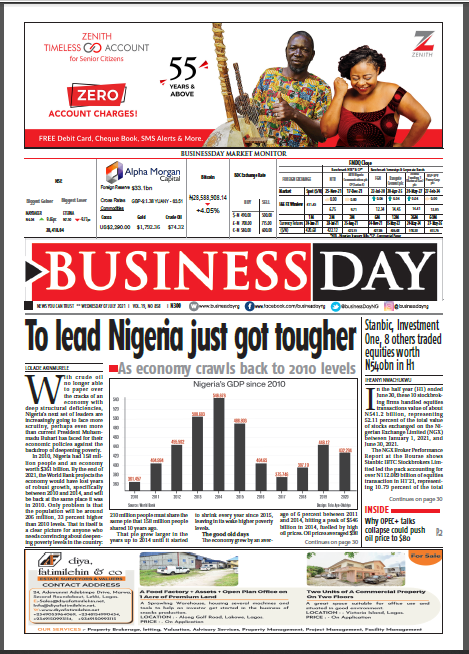 BusinessDay 07 Jul 2021 - BusinessDay NG, TV, and Podcast